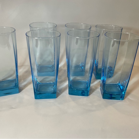 Dining Luminarc Sterling Ice Blue Hb Tumbler Glass Set Of 7 Poshmark